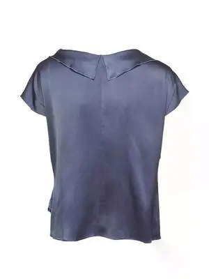 Escada Sleeveless Ruffle Top