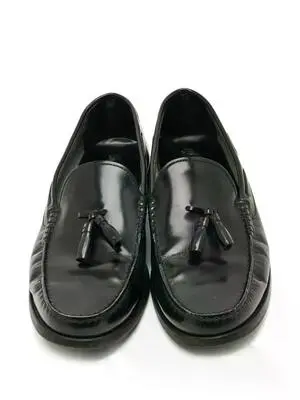 TOD'S Leather Tassel Fringe Loafers