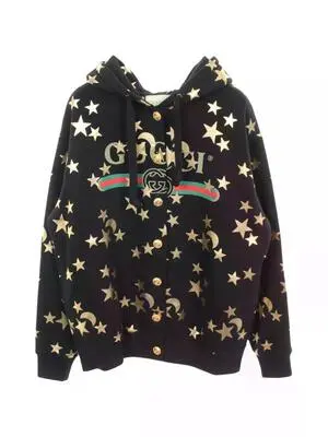 Gucci 2010s Star And Moon Graphic Hoodie