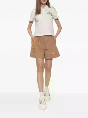 Moncler Logo Patch Piqué Polo Shirt