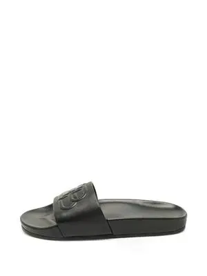 Balenciaga Piscine Bb Slides - Black