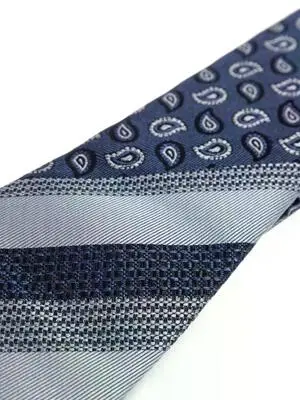 Etro Paisley Stripe Neck Tie