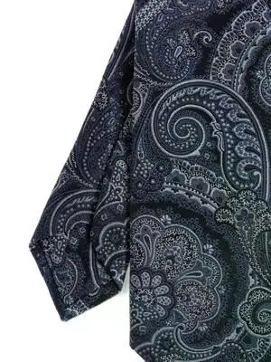 Etro Paisley Stripe Neck Tie