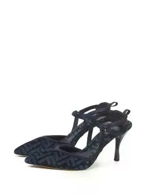 Fendi Ff Motif Slingback Pumps