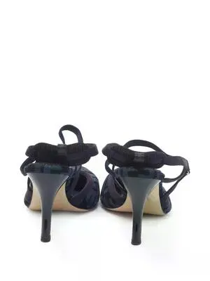 Fendi Ff Motif Slingback Pumps
