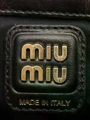 Miu Miu Beau Logo-embossed Shoulder Bag