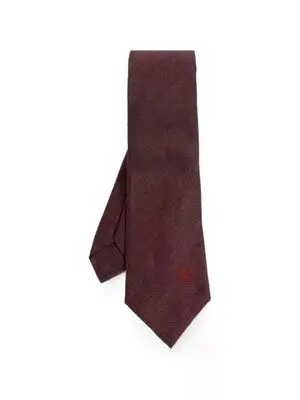 Etro Pegaso-embroidered Silk Tie