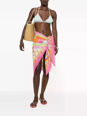 Emilio Pucci Geometric Print Pareo Midi Skirt
