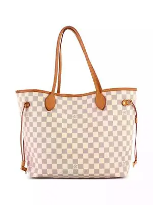 LOUIS VUITTON Neverfull Tote Bag - White