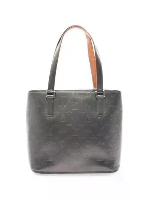 LOUIS VUITTON 2003 Stockton Monogram Tote Bag - Grey