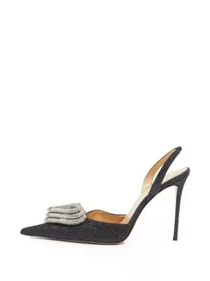 Mach & Mach Crystal-embellished Pumps - Black