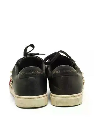 Dolce & Gabbana Heart Studded Sneakers