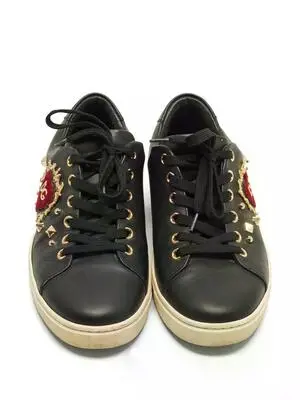 Dolce & Gabbana Heart Studded Sneakers