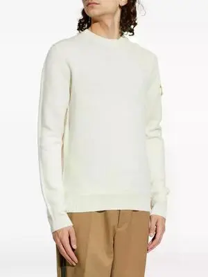 Moncler Logo Patch Crew Neck Sweater