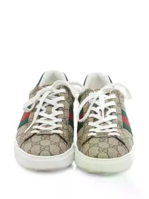 Gucci Ace Sneakers With Web Stripe Detail