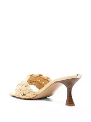 Guess Braided Strap Heeled Sandals