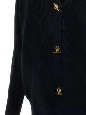 Elisabetta Franchi Ribbed Knit Cardigan