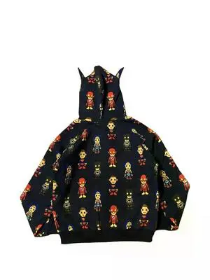 A BATHING APE X Dc Comics Graphic Print Zip-up Hoodie