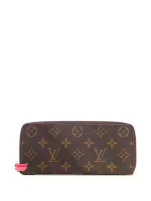LOUIS VUITTON Clemence Wallet Monogram Canvas Small Wallets - Brown