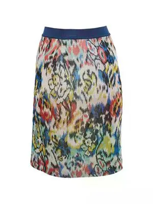 Missoni Floral Pattern Midi Skirt - Neutrals