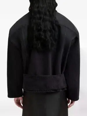 Marni Oversized Denim Jacket With Martingale Detail