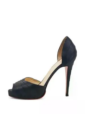 CHRISTIAN LOUBOUTIN Armadillo D'orsay Pleated Pumps - Blue