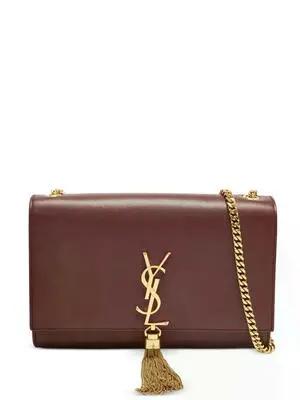Saint Laurent Kate Tassel Shoulder Bag - Red