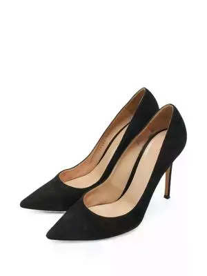 GIANVITO ROSSI Suede Pointed-toe Pumps
