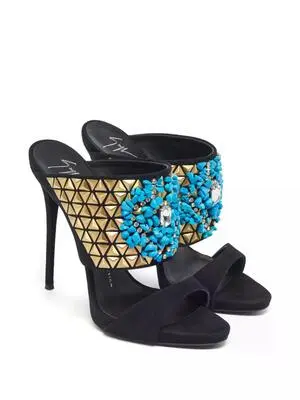 GIUSEPPE ZANOTTI Coline Crystal Embellished Sandals
