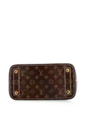 LOUIS VUITTON Lockit Bb Satchel In Monogram Canvas - Brown