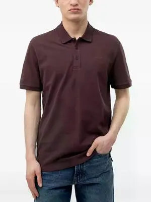 Hugo Logo-embroidered Piqué Polo Shirt