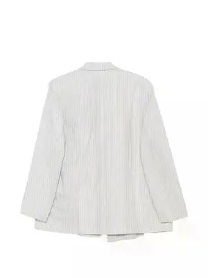N°21 Pinstripe Pattern Peak-lapel Blazer