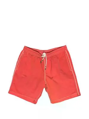 Hartford Drawstring Swim Shorts - Red