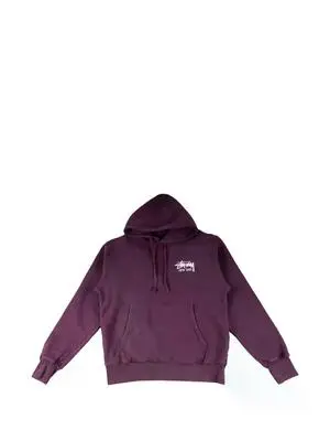 StÜssy Logo Print Hoodie - Purple