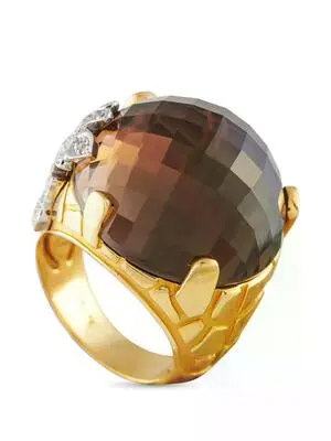CARRERA Y CARRERA Giraffe Smoky Quartz And Diamond Ring
