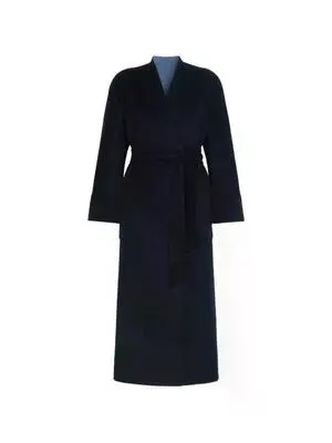 Max Mara Reversible Belted Virgin Wool Coat