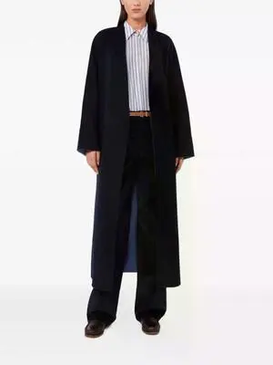Max Mara Reversible Belted Virgin Wool Coat