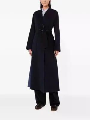 Max Mara Reversible Belted Virgin Wool Coat