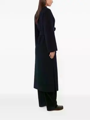 Max Mara Reversible Belted Virgin Wool Coat
