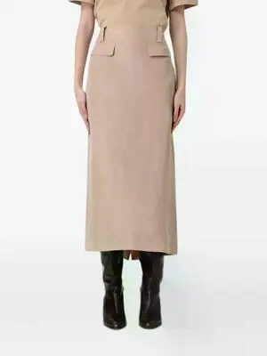 Fabiana Filippi Midi Skirt - Neutrals