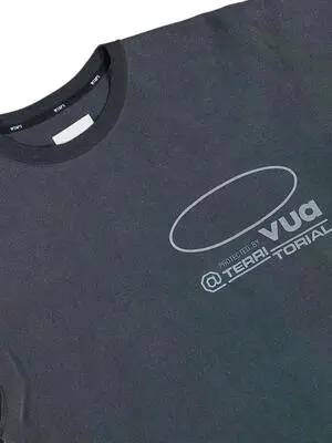 WTAPS Sldr Logo-print Layered-sleeve T-shirt