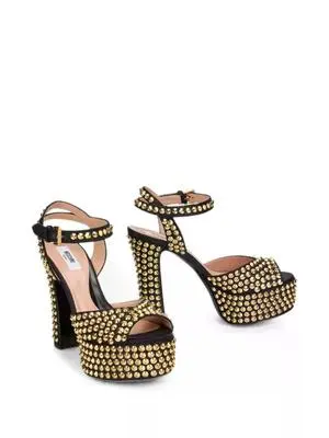 Moschino Stud Embellishment Sandals