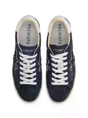 Premiata Logo-patch Suede Sneakers