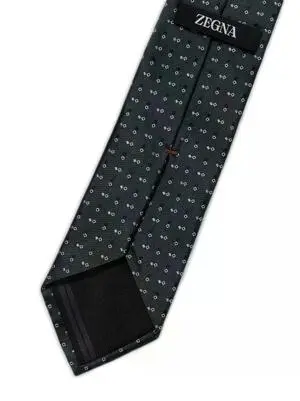 Zegna Jacquard Silk Tie