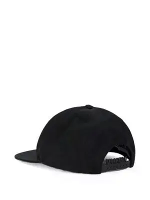 Moschino Interlocking C-clamp Baseball Cap - Black