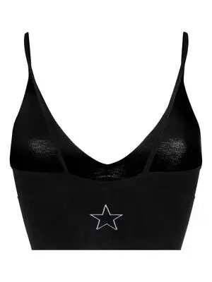 Stella McCartney Logo-print Ribbed Knit Bra