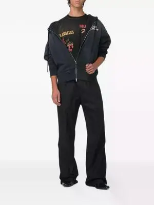 Amiri Cotton Drawstring Waist Trousers