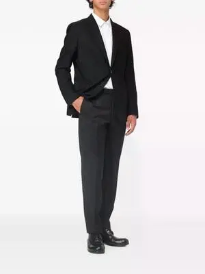 Zegna Wool Single-breasted Blazer - Black