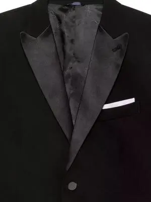 DANIELE ALESSANDRINI Peak-lapels Single-breasted Suit - Black