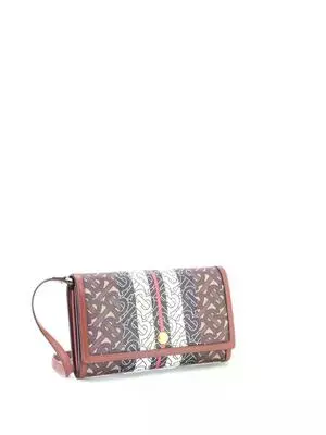 Burberry Monogram E-canvas Small Shoulder Bag